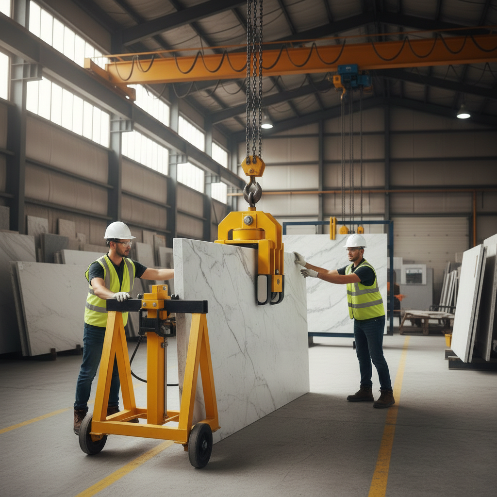 How to Safely Move Heavy Stone Slabs Without Damage — GMR Stone Products