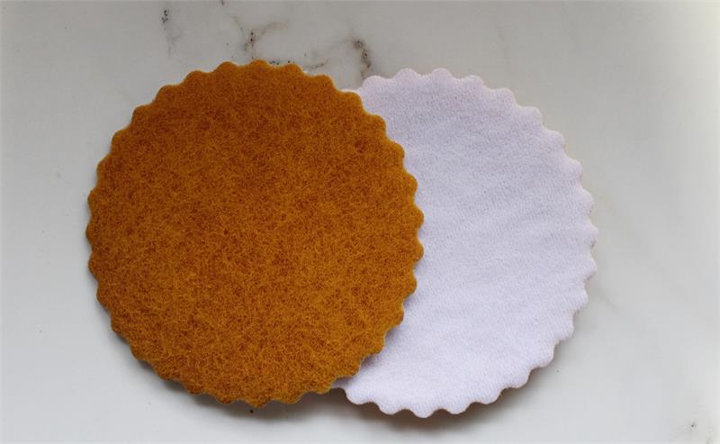 6" Scuff & Buff New Wave - Gold 2500G — GMR Stone Products